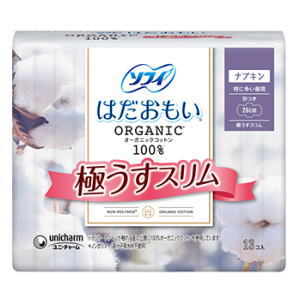 デリケートゾーンが触れる面の上層に100%オーガニックコットンを使用しています。 高分子吸水材不使用（ノンポリマー）。 かゆみの一因であるつきっぱなしの経血を肌に残しにくい。 だから、肌への負担を低減し、肌に優しい。 コットン素材は吸水性が...