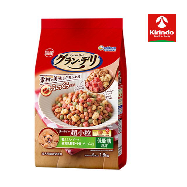 素材の美味しさあふれるお肉たっぷりの国産総合栄養食。 【商品の特徴】 ●美味しいふっくら仕立てのグルメフード ●角切りビーフ粒・ささみ入りふんわり粒・ささみ入り大豆フレーク入り ●口の小さなワンちゃんでも食べやすい超小粒タイプ ※粒の大きさ...