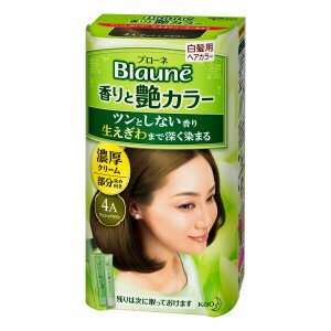 染め残しが多い生えぎわにしっかりとどまる「濃厚クリーム」タイプです。髪の内部に深く浸透する「高浸透カラー処方」を採用。生えぎわから毛先まで深く染まって艶やかな髪色。ツンとしないやさしい香りです。 キューティクルケア成分*（毛髪保護成分）、海...