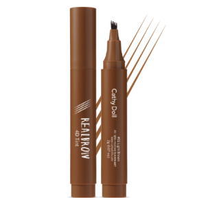 4次元の眉毛タトゥーのように、美しいラインがピタッと決まるアイブロウティント。 4つ叉のフリックマジックブロウブラシで、1本1本丁寧に描いたような美しい眉が素早く完成。 正確なラインと、自眉になじむ発色、髪色や肌色に合わせて選べるカラーバリ...