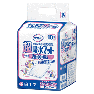 部分洗浄時の水分吸収などに。吸水量約2,000ml。