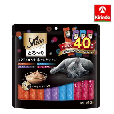 手からペロペロと舐めやすく、愛猫と一緒に楽しく遊びながらあげられるウェットタイプのおやつです。 猫ちゃんの大好きな厳選素材で作られており、バラエティ豊かな味が楽しめます。 ・まぐろ味 ・まぐろとシーフード味 ・かつお味 ・かつおとえび味