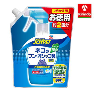 天然の緑茶消臭成分※が、ペット特有の気になるオシッコやウンチ臭を元から強力に消臭します。 なめても安心。 除菌成分配合なので、システムトイレにも効果的。 （全ての菌を除菌するわけではありません） 清涼感のある緑の香り。 猫砂にも使えるノンア...