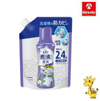 抗菌ビーズは、衣類の消臭ビーズ。いつもの洗剤や柔軟剤に加えるだけで、しみついたニオイまで煮沸レベルに消臭※1！ エリそでの黄ばみも120日ブロック※2！ 衣類の抗菌*だけでなく、洗濯槽の防カビ※3まで！ クリーンフレッシュの香りは、さっぱり...