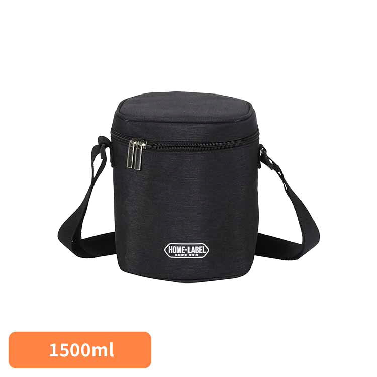 ■商品サイズ（cm）幅約15×奥行約15×高さ約18■商品重量約0.125kg■材質表地・裏地・ベルト：ポリエステル中芯：ポリウレタンホームレーベル 全真空 ステンレス ランチジャー1500用バッグ。[検索用：ランチジャー 弁当箱 1500...