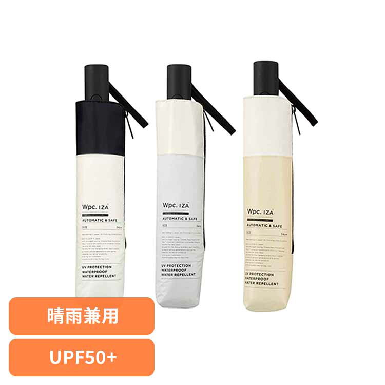 ■商品サイズ（cm）幅約7×奥行約3×高さ約28■商品重量約0.28kg■材質ポリエステル100%軽量PU／切り継ぎ生地：ナイロン100%ワンタッチで簡単【自動開閉】スマートな男性用日傘 Wpc. IZA(ダブリュピーシーイーザ)ベーシック...