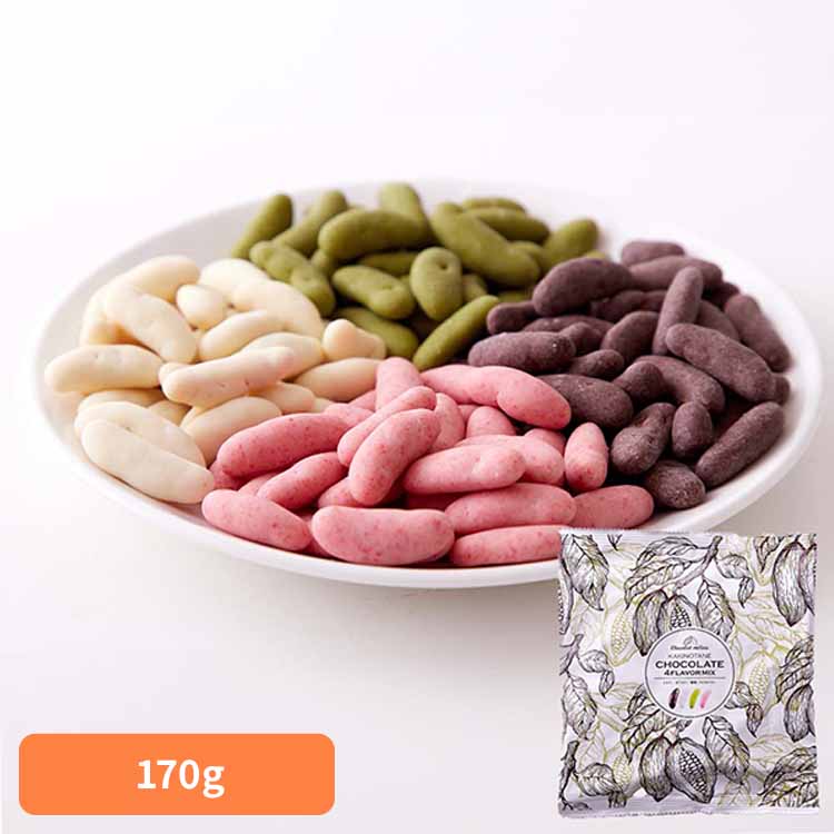 ■内容量：170g■賞味期限：パッケージに記載■保存方法：直射日光・高温多湿を避けて28℃以下で保存してください。■原材料【ミルク】準チョコレート(国内製造(砂糖、植物油脂、カカオマス、全粉乳、その他))、柿の種(でん粉、うるち米、醤油、そ...