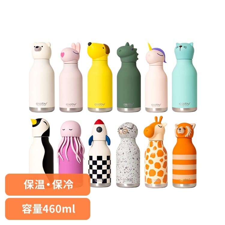 ■容量460ml■商品サイズ約70×70×200mm■重量約340g■材質内蓋：ポリプロピレンキャラクターカバー：シリコンゴム内瓶：ステンレス鋼（銅メッキ）胴部：ステンレス鋼タップ：シリコンゴムストロー：ポリプロピレンパッキン：シリコンゴム...