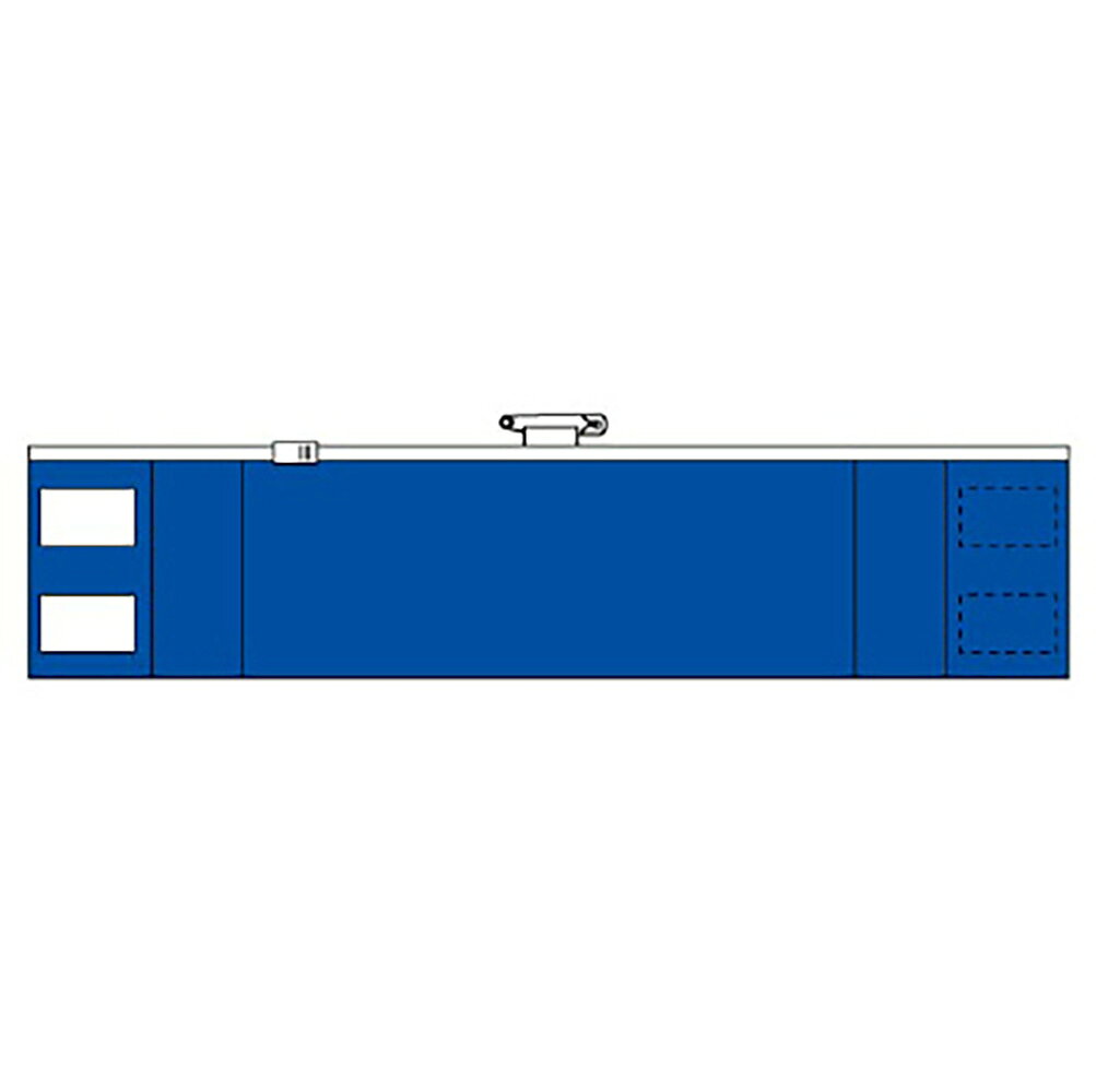 【サイズ】90×420mm【材　質】軟質ビニール（マジックテープ付・上部安全ピン付）【付属品】記入用紙1枚（70×220mm）※社名入れはできません。※送料、納期は数量により変わる場合がございます。　詳細はメールにてお送りします。ユニット(...