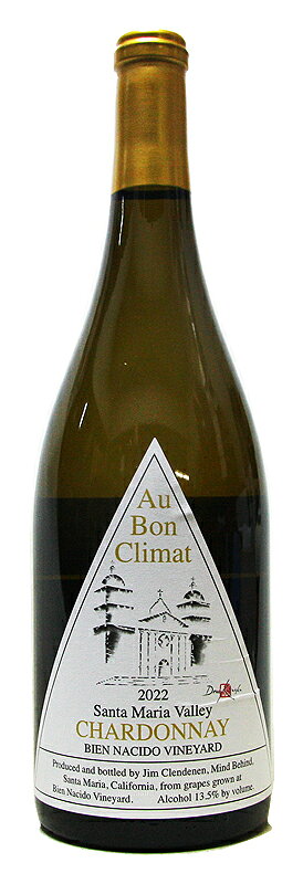 ボディ ライト フル 味わい 辛口 甘口 タイプ スッキリ コク Au Bon Climat Santa Maria Valley CHARDONNAY BIEN NOCIDO VINEYARD 生産国 　アメリカ 容量 　750ml 生産...