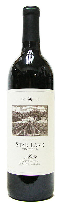ボディ ライト フル 味わい 辛口 甘口 Star Lane Vineyard Merlot Happy Canyon of Santa Barbara 生産国 　アメリカ　カリフォルニア 容量 　750ml 生産地 　セントラル・コースト...