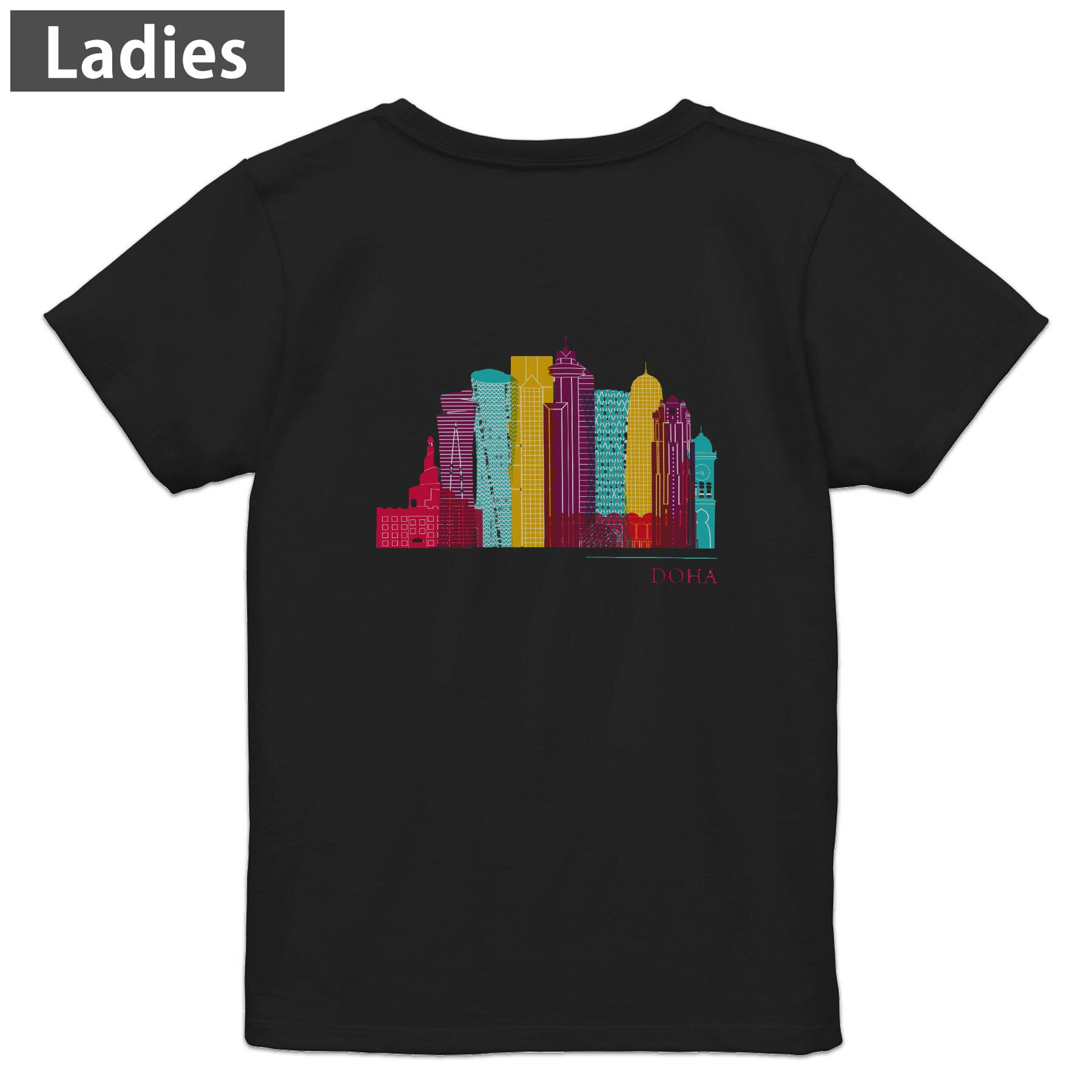 tシャツ レディース 半袖 ホワイト グレー デザイン M L Tシャツ ティーシャツ T shirt　白 灰色▼女性用半袖Tシャツ　ブラック　全デザインはこちらから▼ ▼女性用半袖Tシャツ　ブラック前面デザインはこちらから▼ ▼バックプリ...