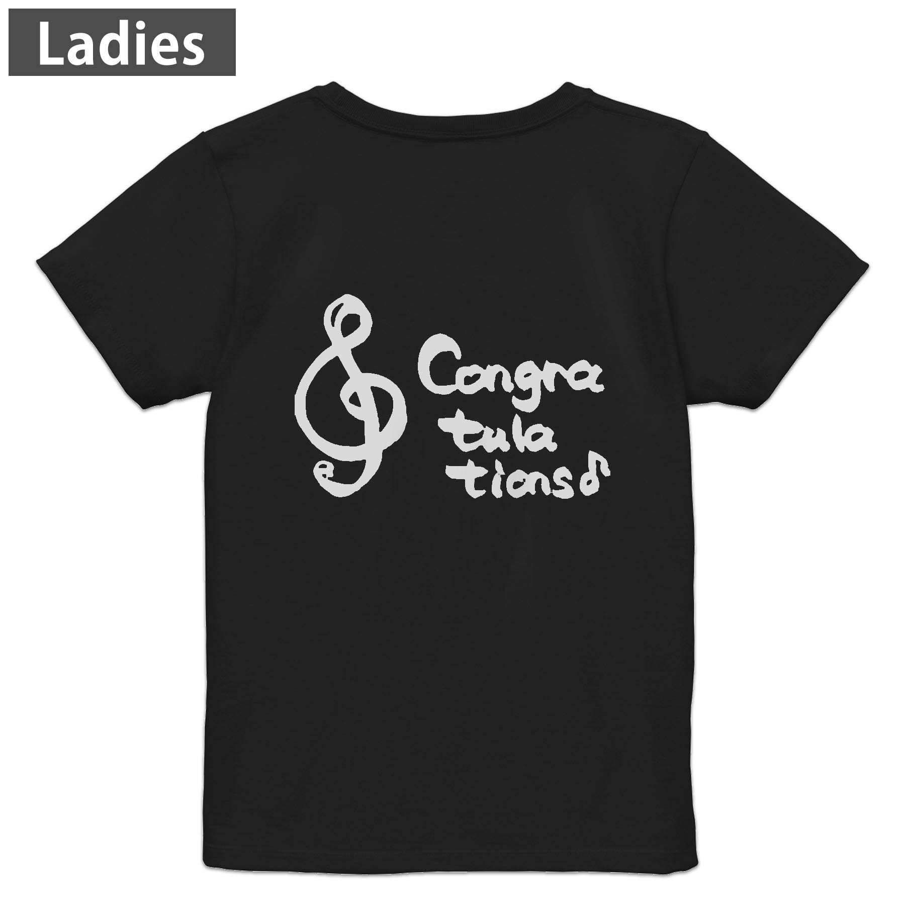 tシャツ レディース 半袖 ホワイト グレー デザイン M L Tシャツ ティーシャツ T shirt　白 灰色▼女性用半袖Tシャツ　ブラック　全デザインはこちらから▼ ▼女性用半袖Tシャツ　ブラック前面デザインはこちらから▼ ▼バックプリ...