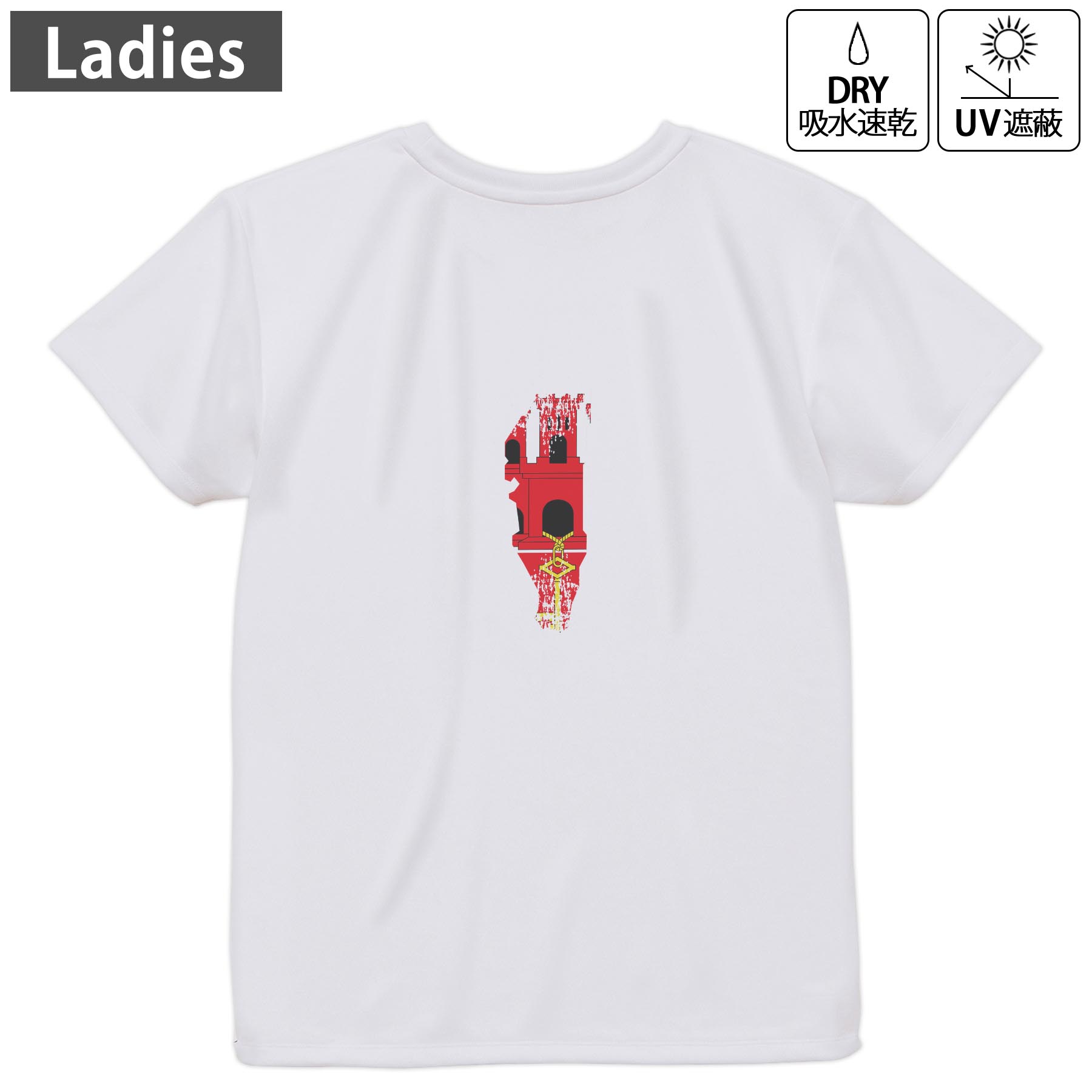 メンズ ドライバックプリントTシャツ ホワイト 半袖 4.1オンス ジム トレーニング スポーツ 運動会 ドライアスレチック 紫外線遮蔽 吸水速乾 デザイン Tshirt シワが付きにくい 乾きやすい S M L XL 2XL 3XL 4X...