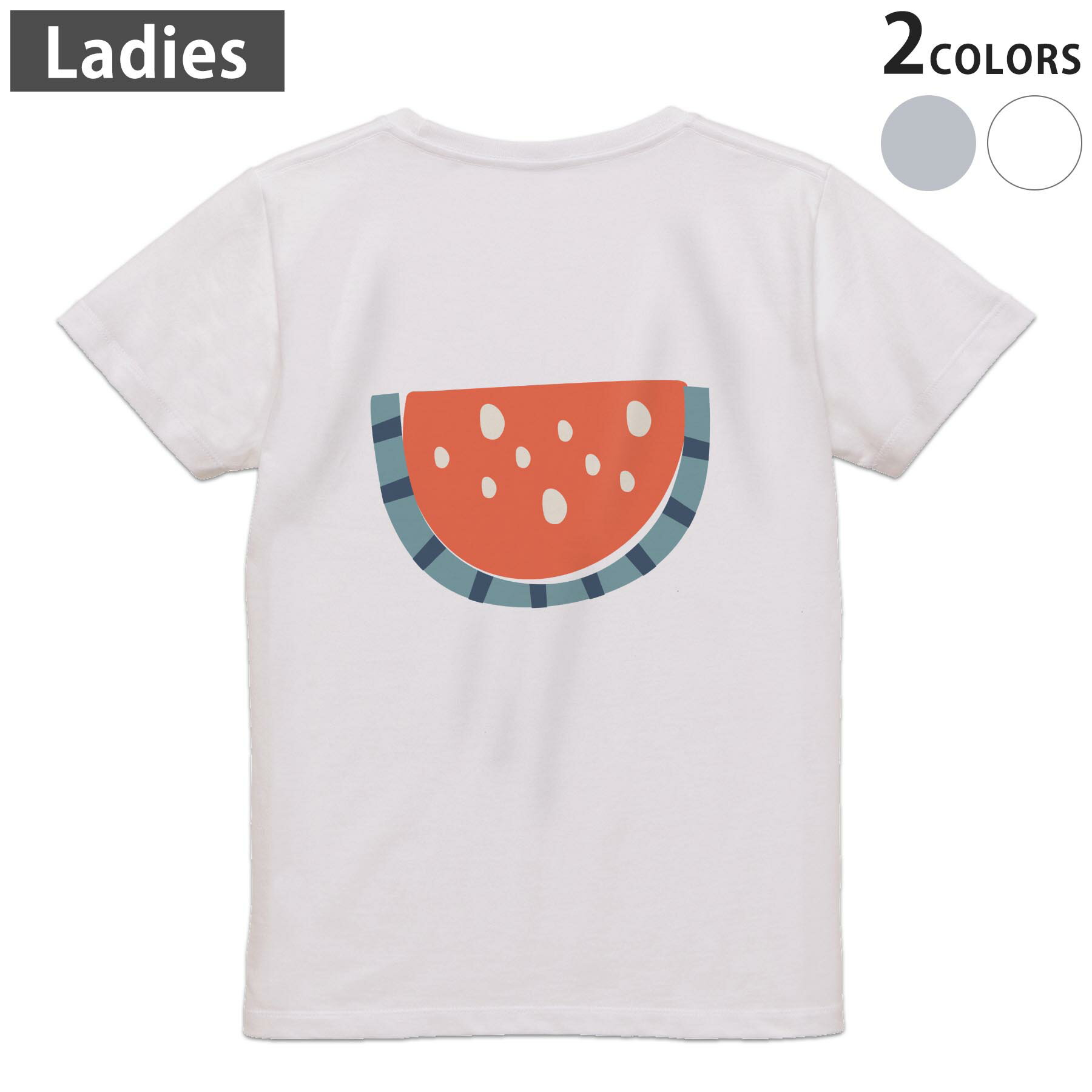 tシャツ レディース 半袖 ホワイト グレー デザイン M L Tシャツ ティーシャツ T shirt　白 灰色▼バックプリントTシャツ　ホワイト・グレー全デザイン▼▼女性用半袖Tシャツ　デザインはこちらから▼ ▼女性用半袖Tシャツ　ブラッ...