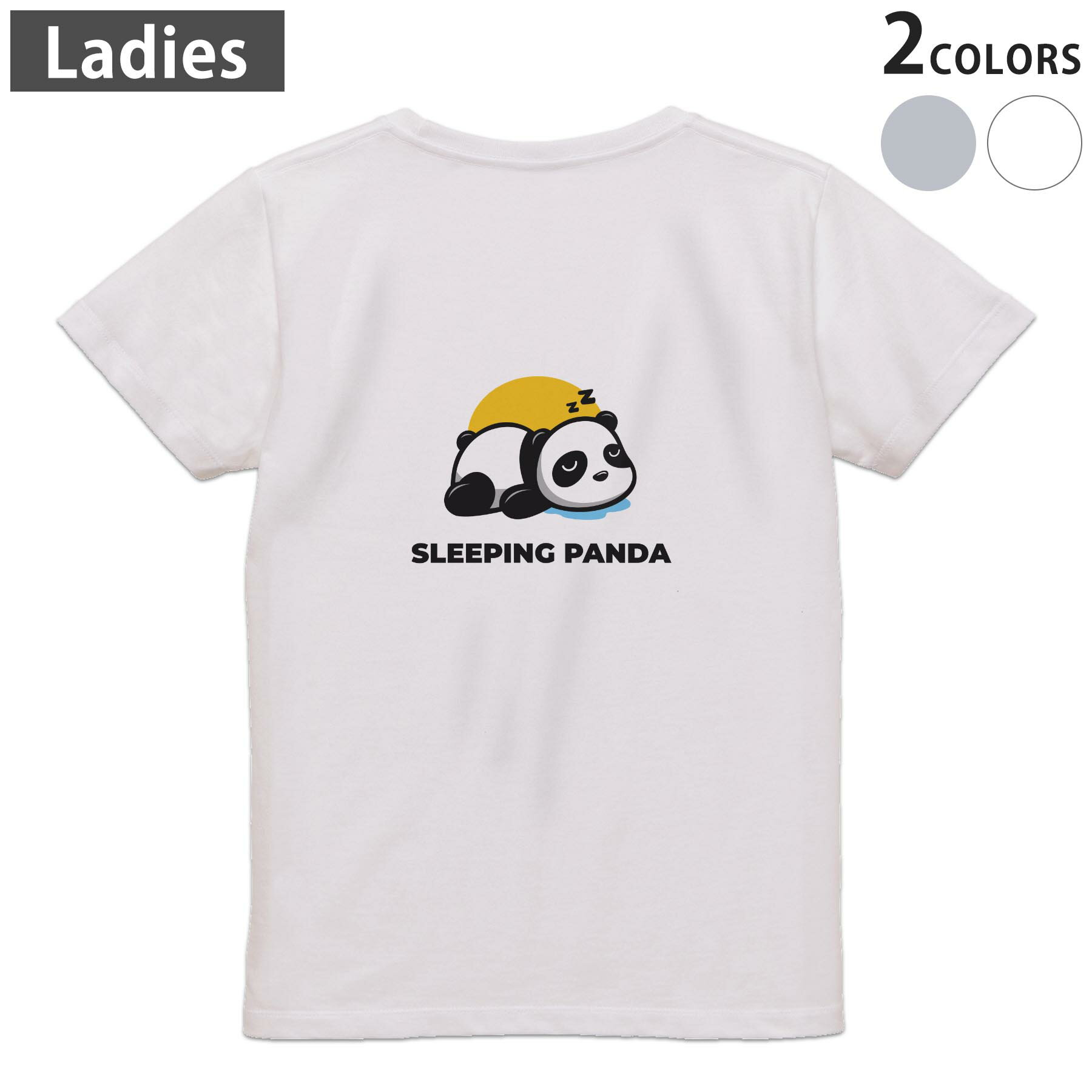 tシャツ レディース 半袖 ホワイト グレー デザイン M L Tシャツ ティーシャツ T shirt　白 灰色▼バックプリントTシャツ　ホワイト・グレー全デザイン▼▼女性用半袖Tシャツ　デザインはこちらから▼ ▼女性用半袖Tシャツ　ブラッ...