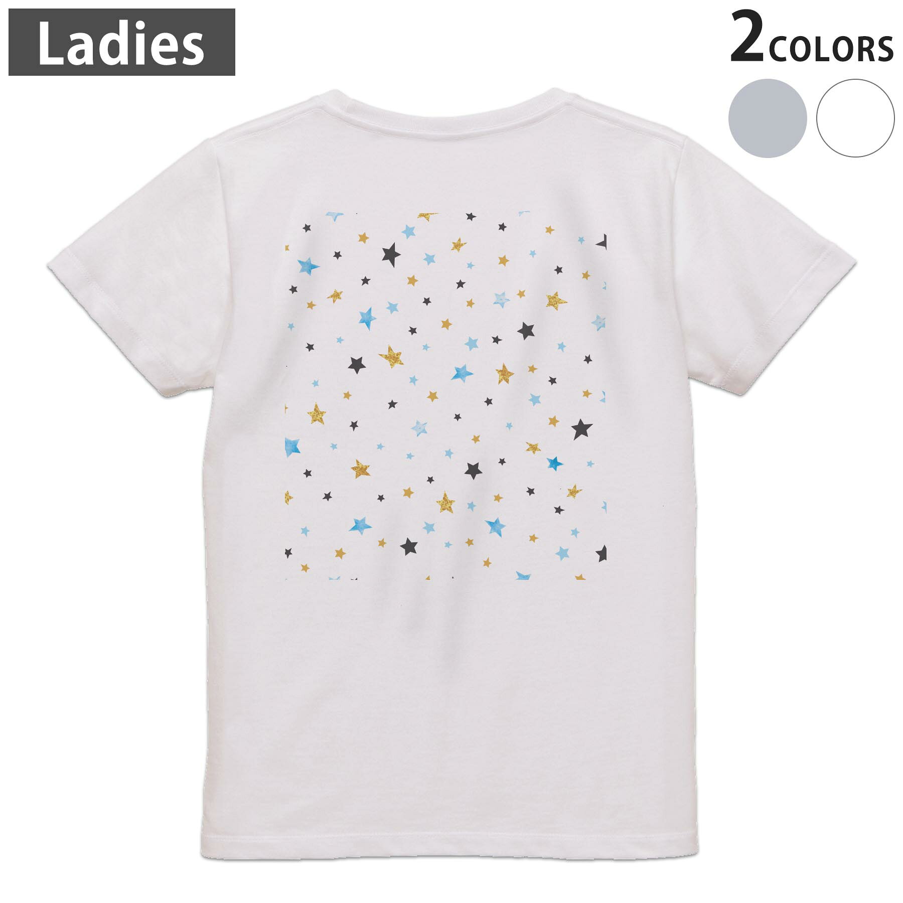 tシャツ レディース 半袖 ホワイト グレー デザイン M L Tシャツ ティーシャツ T shirt　白 灰色▼バックプリントTシャツ　ホワイト・グレー全デザイン▼▼女性用半袖Tシャツ　デザインはこちらから▼ ▼女性用半袖Tシャツ　ブラッ...