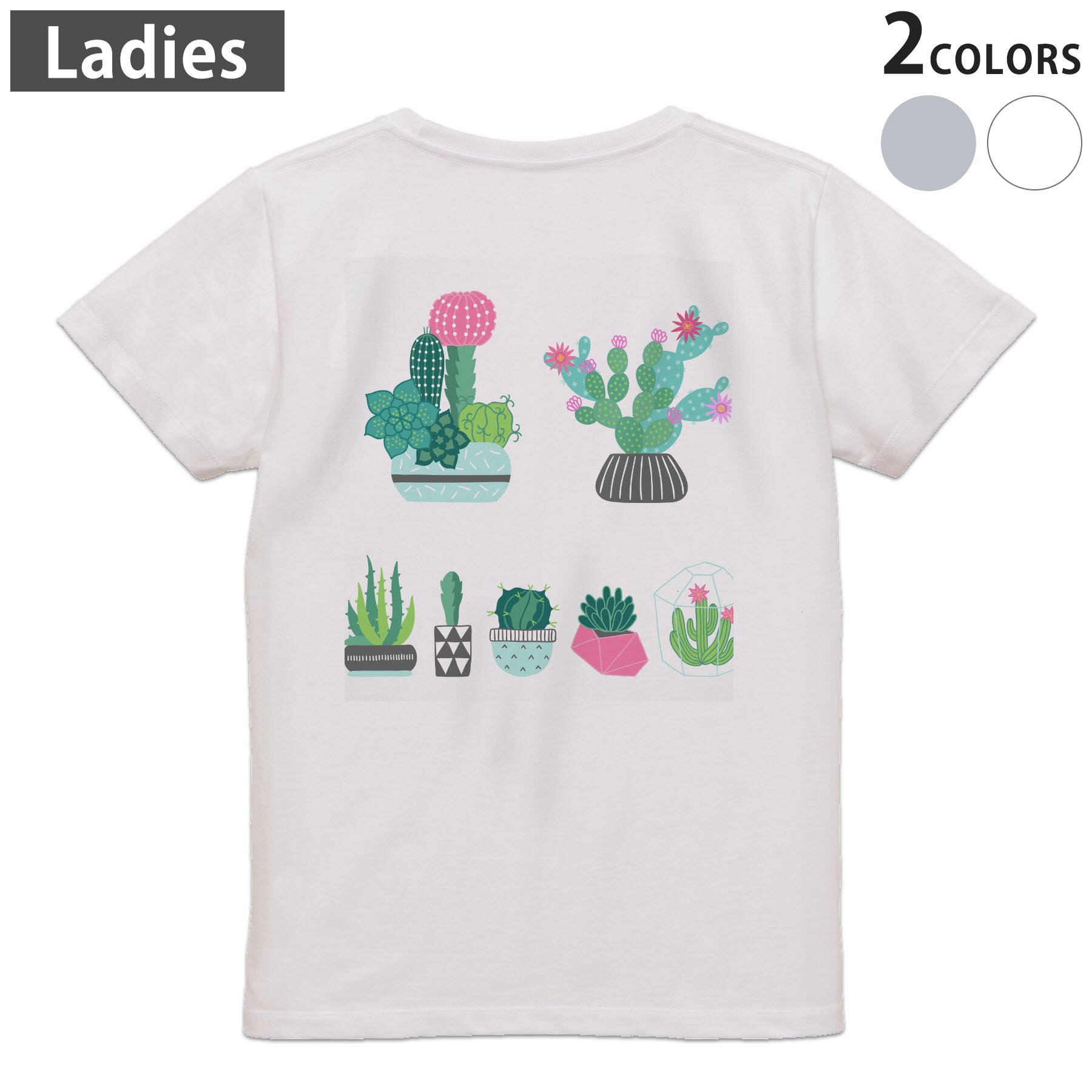 tシャツ レディース 半袖 ホワイト グレー デザイン M L Tシャツ ティーシャツ T shirt　白 灰色▼バックプリントTシャツ　ホワイト・グレー全デザイン▼▼女性用半袖Tシャツ　デザインはこちらから▼ ▼女性用半袖Tシャツ　ブラッ...
