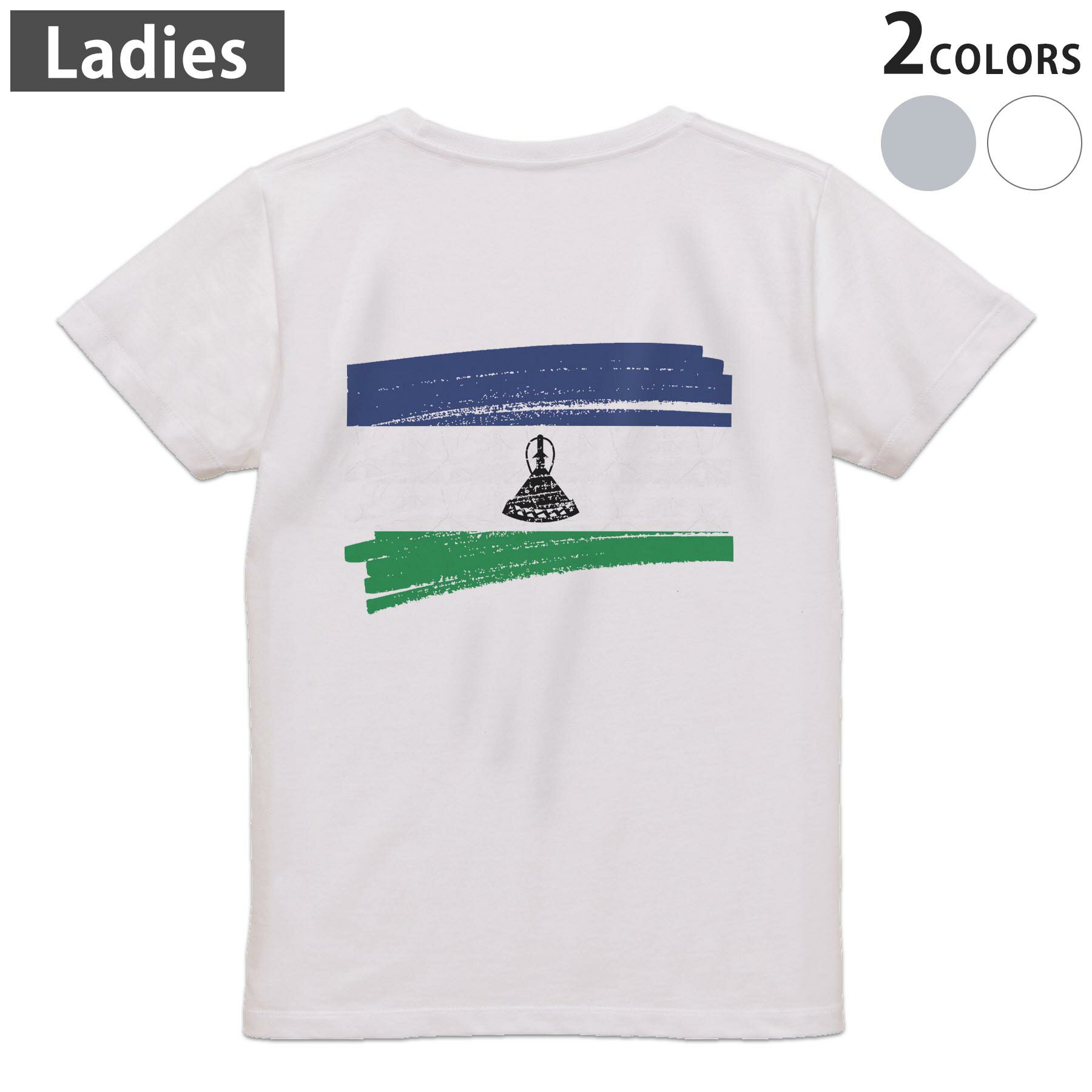 tシャツ レディース 半袖 ホワイト グレー デザイン M L Tシャツ ティーシャツ T shirt　白 灰色▼バックプリントTシャツ　ホワイト・グレー全デザイン▼▼女性用半袖Tシャツ　デザインはこちらから▼ ▼女性用半袖Tシャツ　ブラッ...