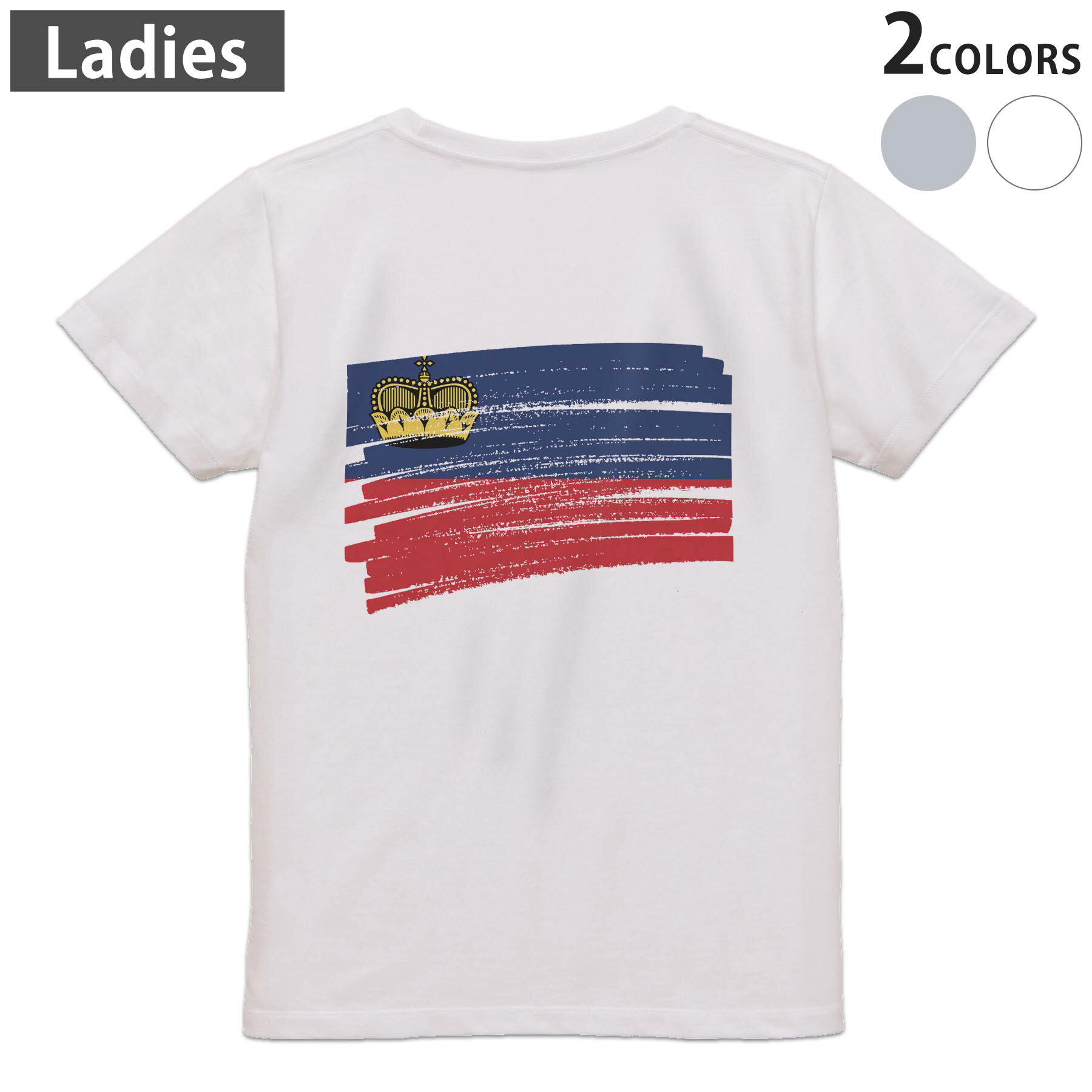 tシャツ レディース 半袖 ホワイト グレー デザイン M L Tシャツ ティーシャツ T shirt　白 灰色▼バックプリントTシャツ　ホワイト・グレー全デザイン▼▼女性用半袖Tシャツ　デザインはこちらから▼ ▼女性用半袖Tシャツ　ブラッ...