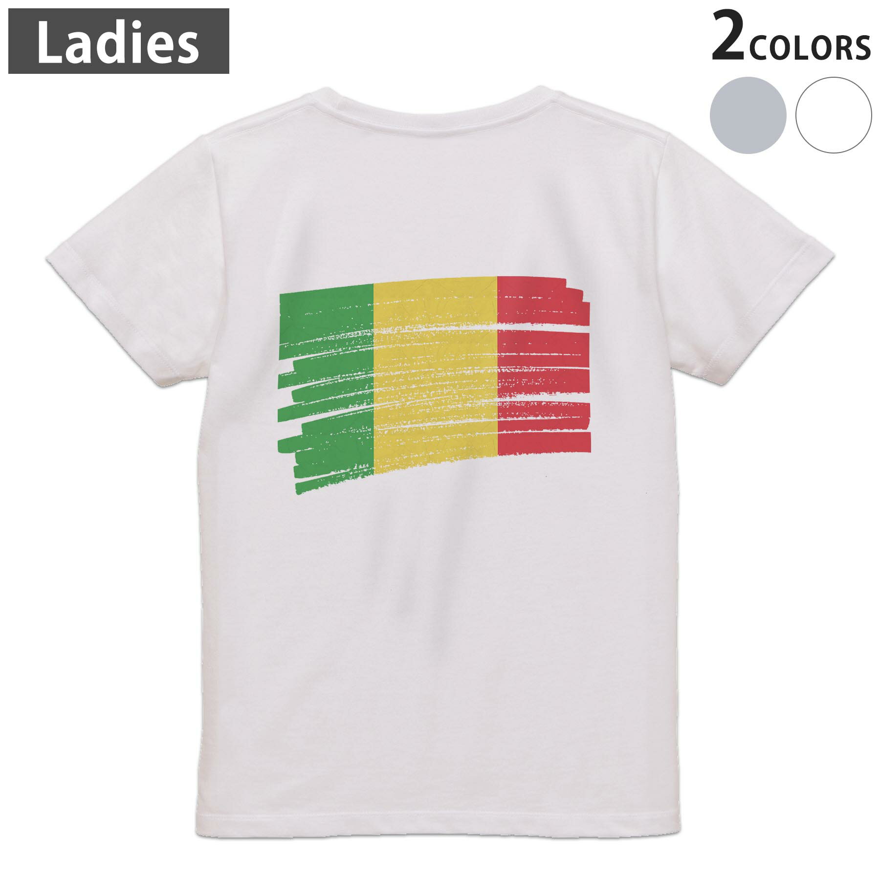 tシャツ レディース 半袖 ホワイト グレー デザイン M L Tシャツ ティーシャツ T shirt　白 灰色▼バックプリントTシャツ　ホワイト・グレー全デザイン▼▼女性用半袖Tシャツ　デザインはこちらから▼ ▼女性用半袖Tシャツ　ブラッ...