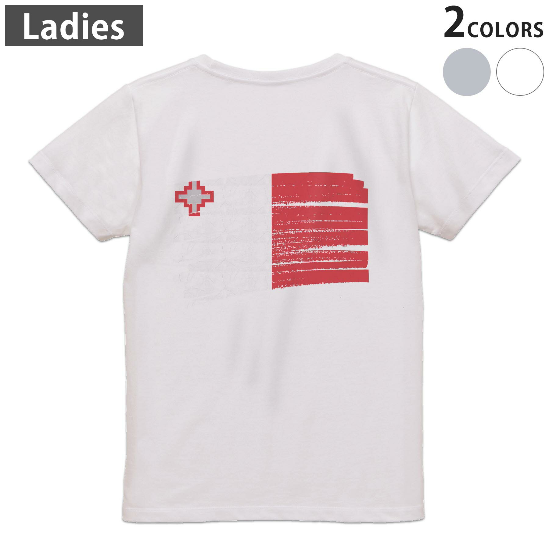 tシャツ レディース 半袖 ホワイト グレー デザイン M L Tシャツ ティーシャツ T shirt　白 灰色▼バックプリントTシャツ　ホワイト・グレー全デザイン▼▼女性用半袖Tシャツ　デザインはこちらから▼ ▼女性用半袖Tシャツ　ブラッ...