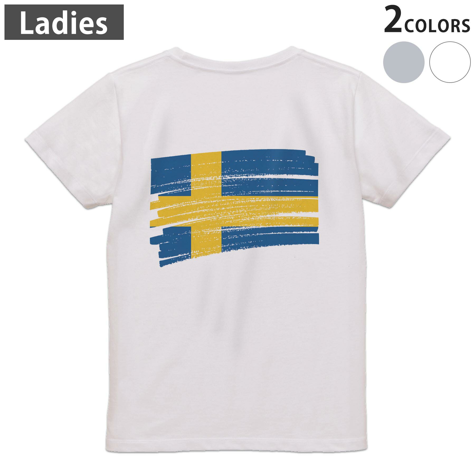 tシャツ レディース 半袖 ホワイト グレー デザイン M L Tシャツ ティーシャツ T shirt　白 灰色▼バックプリントTシャツ　ホワイト・グレー全デザイン▼▼女性用半袖Tシャツ　デザインはこちらから▼ ▼女性用半袖Tシャツ　ブラッ...