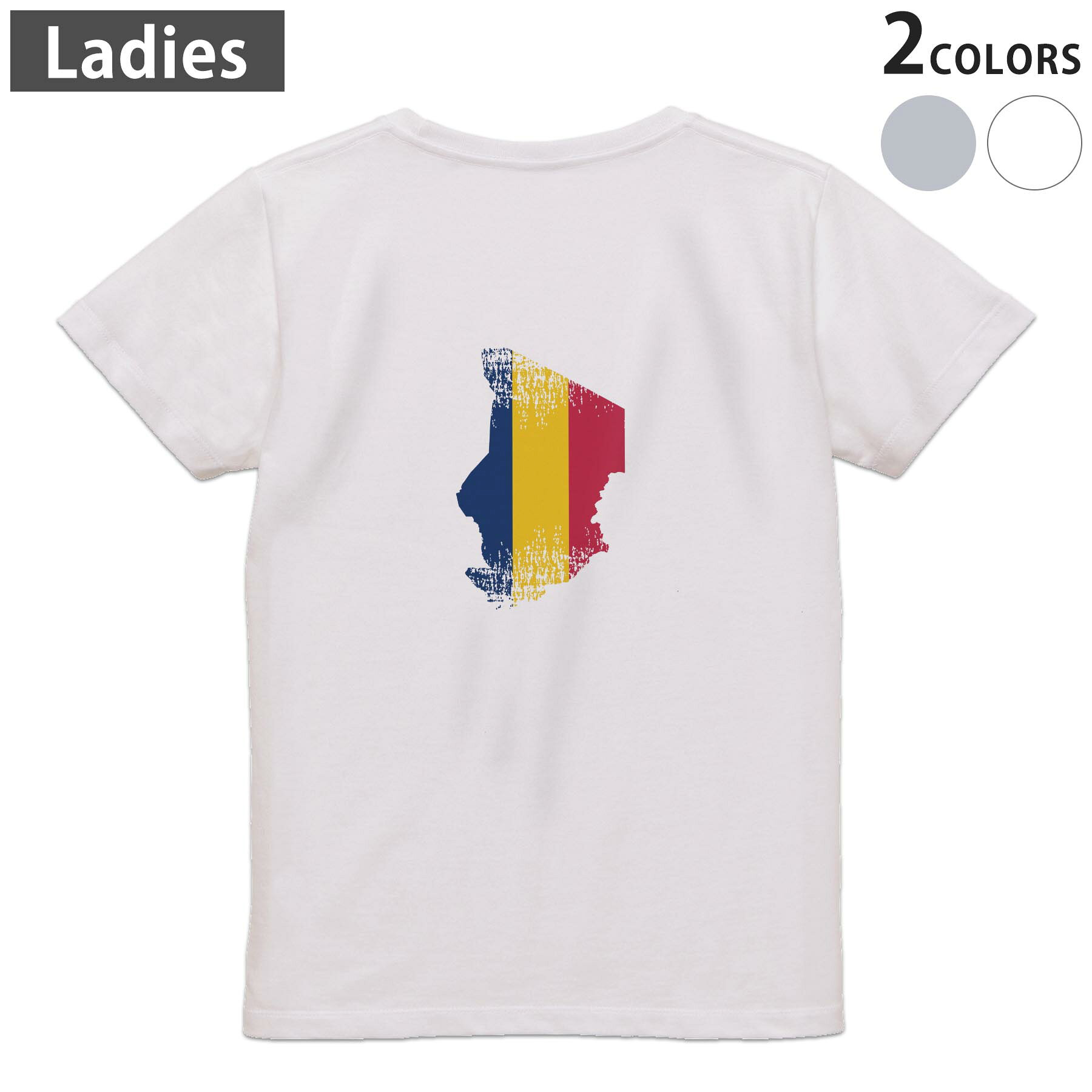 tシャツ レディース 半袖 ホワイト グレー デザイン M L Tシャツ ティーシャツ T shirt　白 灰色▼バックプリントTシャツ　ホワイト・グレー全デザイン▼▼女性用半袖Tシャツ　デザインはこちらから▼ ▼女性用半袖Tシャツ　ブラッ...