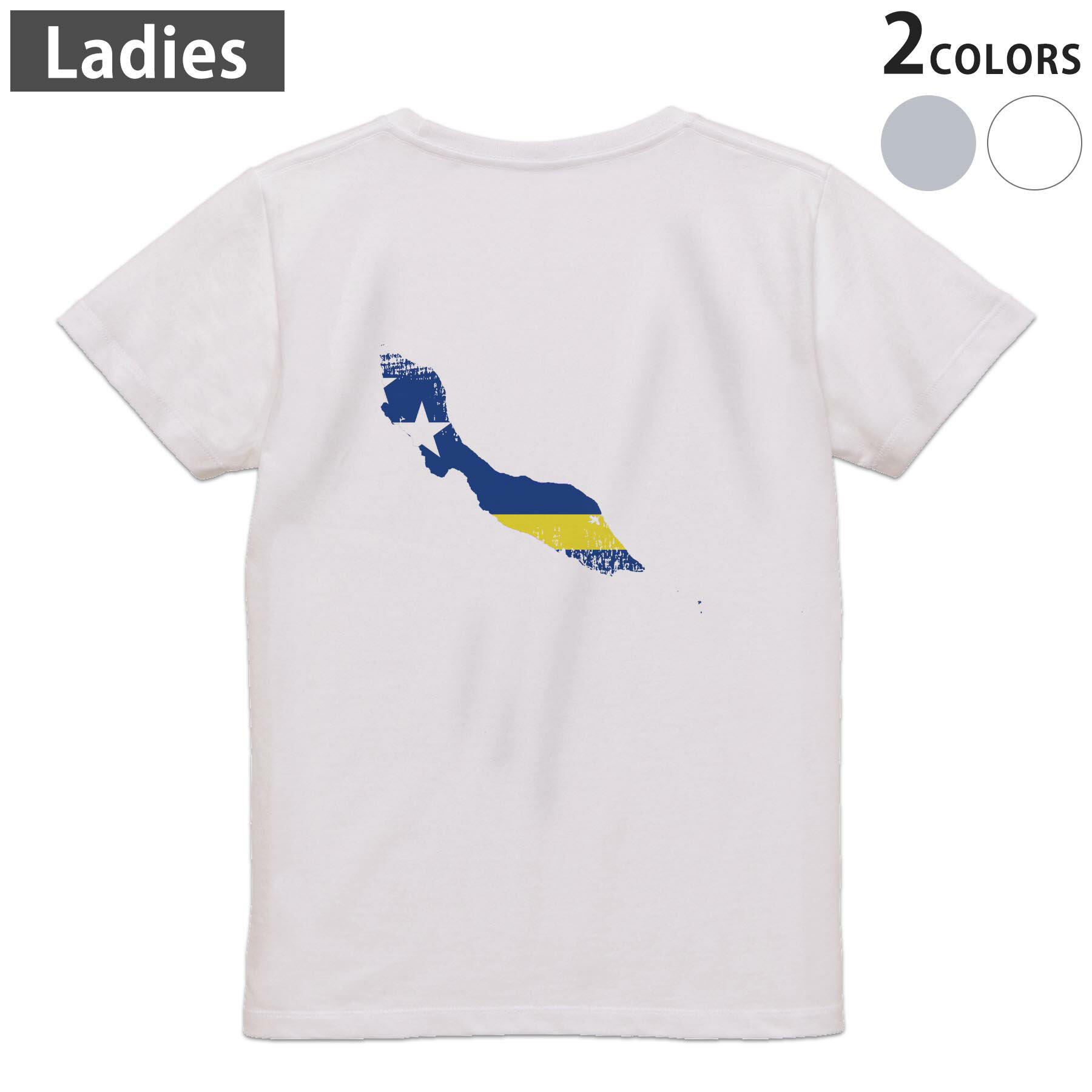 tシャツ レディース 半袖 ホワイト グレー デザイン M L Tシャツ ティーシャツ T shirt　白 灰色▼バックプリントTシャツ　ホワイト・グレー全デザイン▼▼女性用半袖Tシャツ　デザインはこちらから▼ ▼女性用半袖Tシャツ　ブラッ...