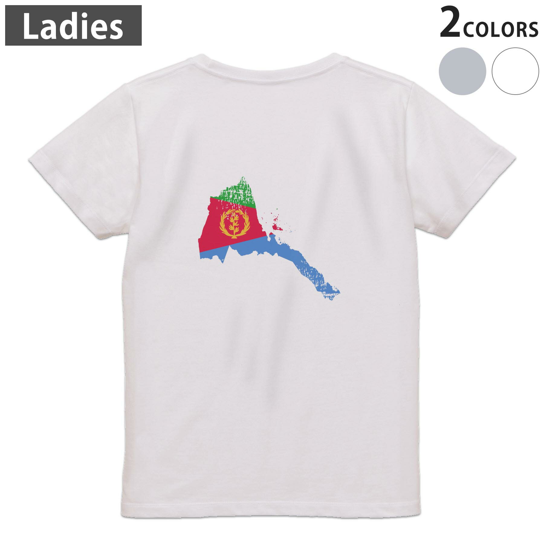 tシャツ レディース 半袖 ホワイト グレー デザイン M L Tシャツ ティーシャツ T shirt　白 灰色▼バックプリントTシャツ　ホワイト・グレー全デザイン▼▼女性用半袖Tシャツ　デザインはこちらから▼ ▼女性用半袖Tシャツ　ブラッ...