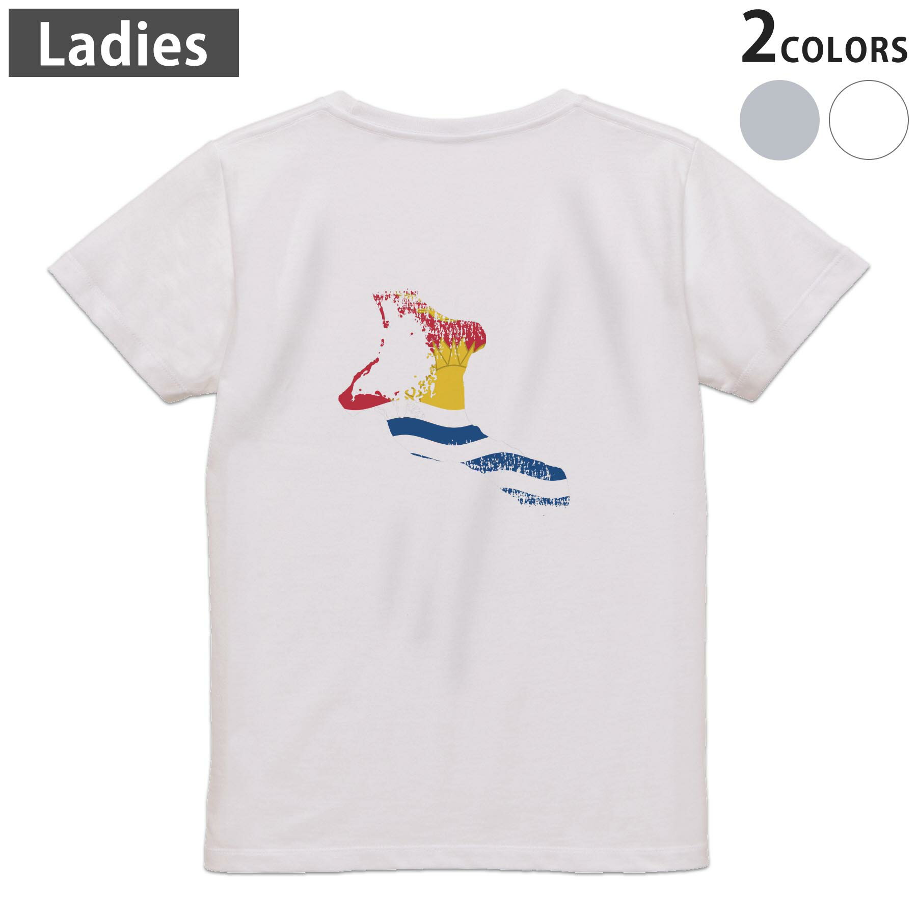 tシャツ レディース 半袖 ホワイト グレー デザイン M L Tシャツ ティーシャツ T shirt　白 灰色▼バックプリントTシャツ　ホワイト・グレー全デザイン▼▼女性用半袖Tシャツ　デザインはこちらから▼ ▼女性用半袖Tシャツ　ブラッ...