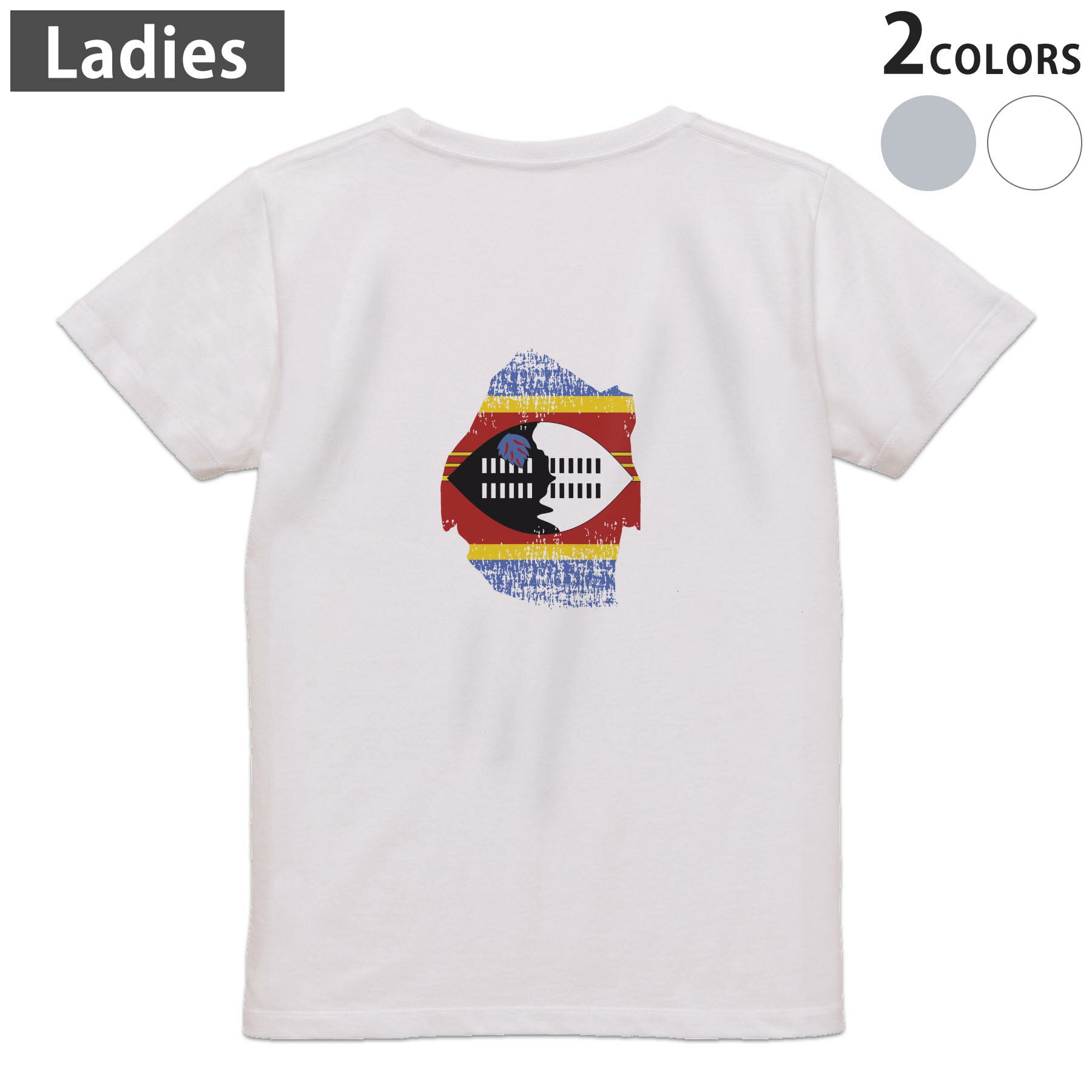 tシャツ レディース 半袖 ホワイト グレー デザイン M L Tシャツ ティーシャツ T shirt　白 灰色▼バックプリントTシャツ　ホワイト・グレー全デザイン▼▼女性用半袖Tシャツ　デザインはこちらから▼ ▼女性用半袖Tシャツ　ブラッ...