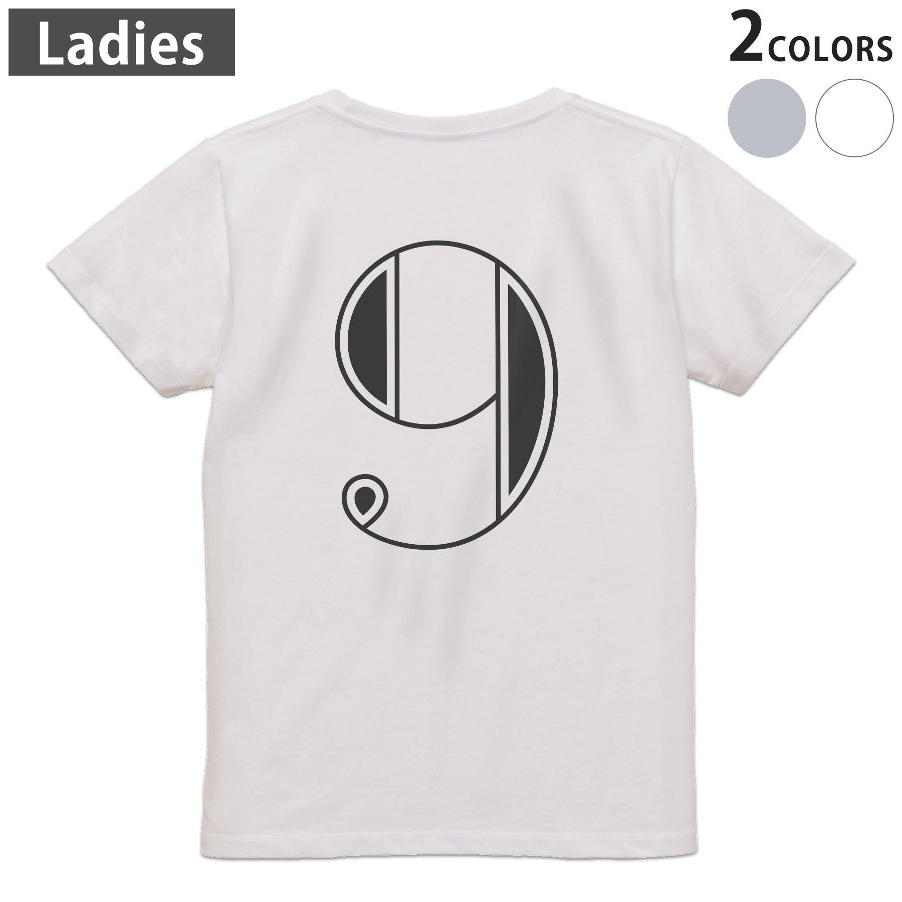 tシャツ レディース 半袖 ホワイト グレー デザイン M L Tシャツ ティーシャツ T shirt　白 灰色▼バックプリントTシャツ　ホワイト・グレー全デザイン▼▼女性用半袖Tシャツ　デザインはこちらから▼ ▼女性用半袖Tシャツ　ブラッ...