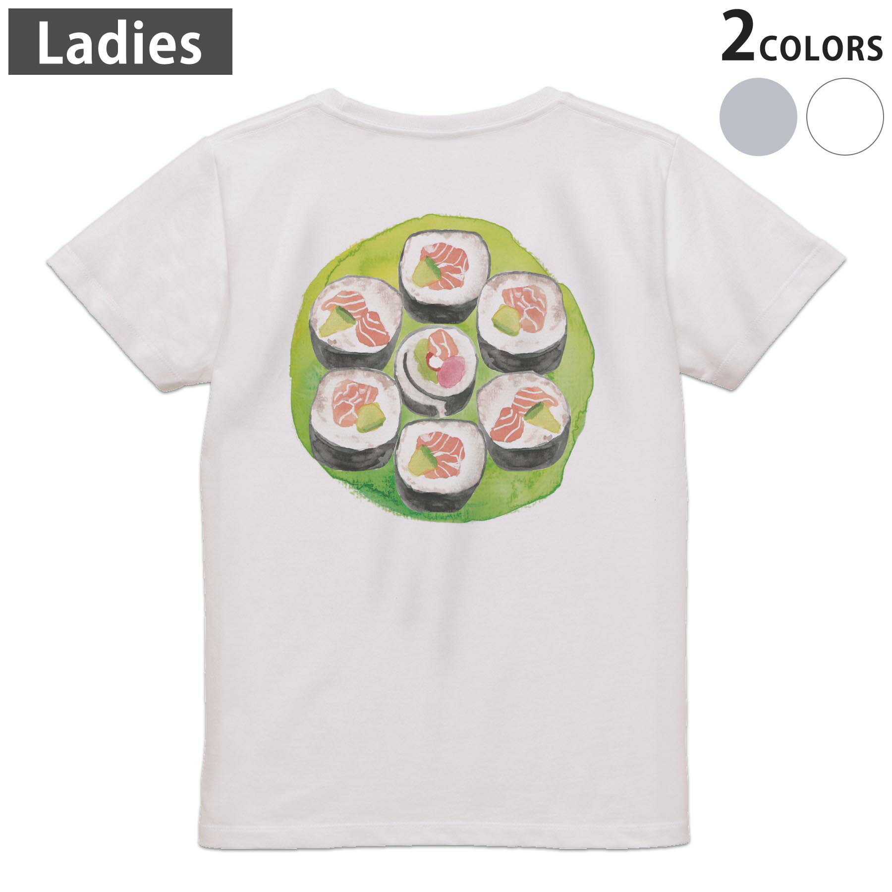 tシャツ レディース 半袖 ホワイト グレー デザイン M L Tシャツ ティーシャツ T shirt　白 灰色▼バックプリントTシャツ　ホワイト・グレー全デザイン▼▼女性用半袖Tシャツ　デザインはこちらから▼ ▼女性用半袖Tシャツ　ブラッ...