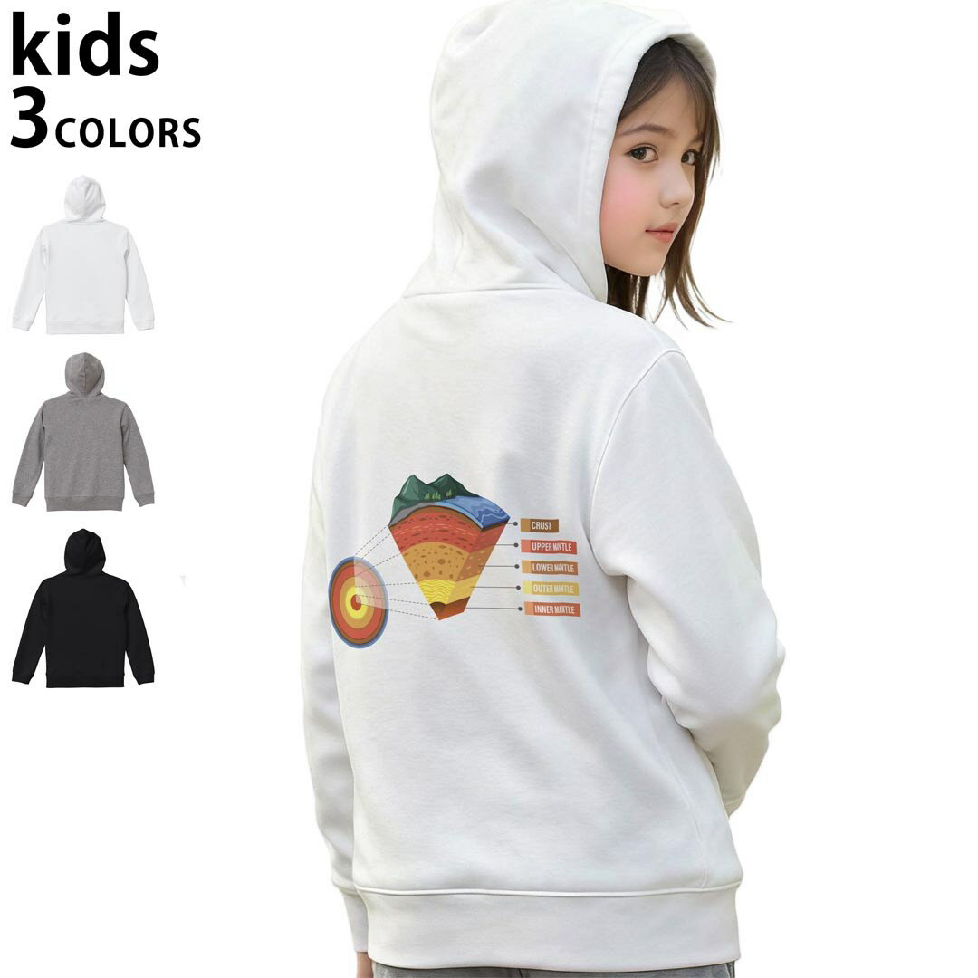 選べる3カラー パーカー スウェット キッズ 男女兼用 男の子 女の子 ユニセックス unisex 長袖 デザイン　リブ 110 130 150 parker sweat チャコール ナチュラル ブレージングイエロー トロピカルピンク レッ...