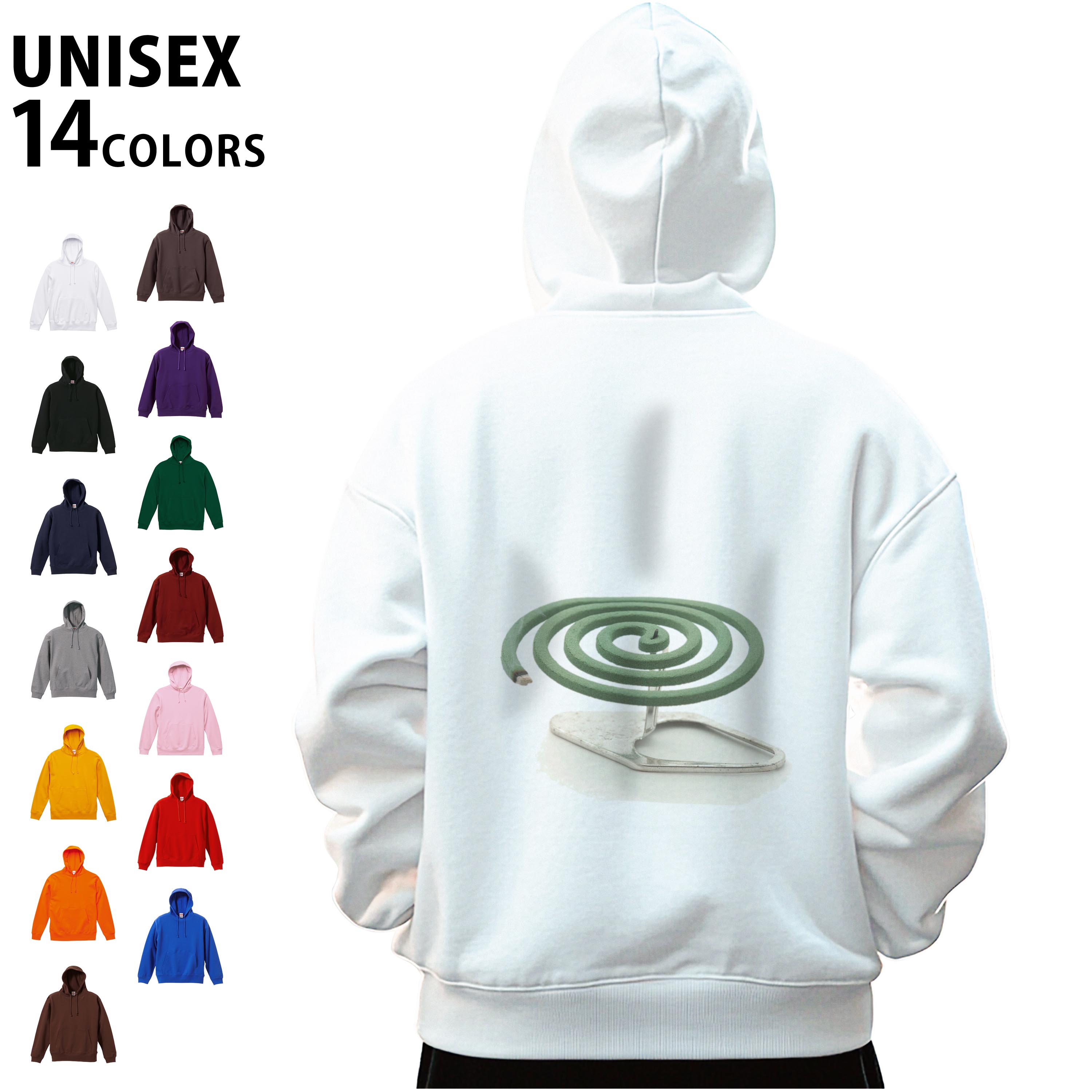 パーカー 男女 メンズ レディース 長袖 ホワイト グレー ブラック デザイン S M L XL 2XL parker hooded sweatshirt フーディ 白　黒　灰色 カラー▼画像をクリックで拡大▼ホワイトブラックネイビーグレー...