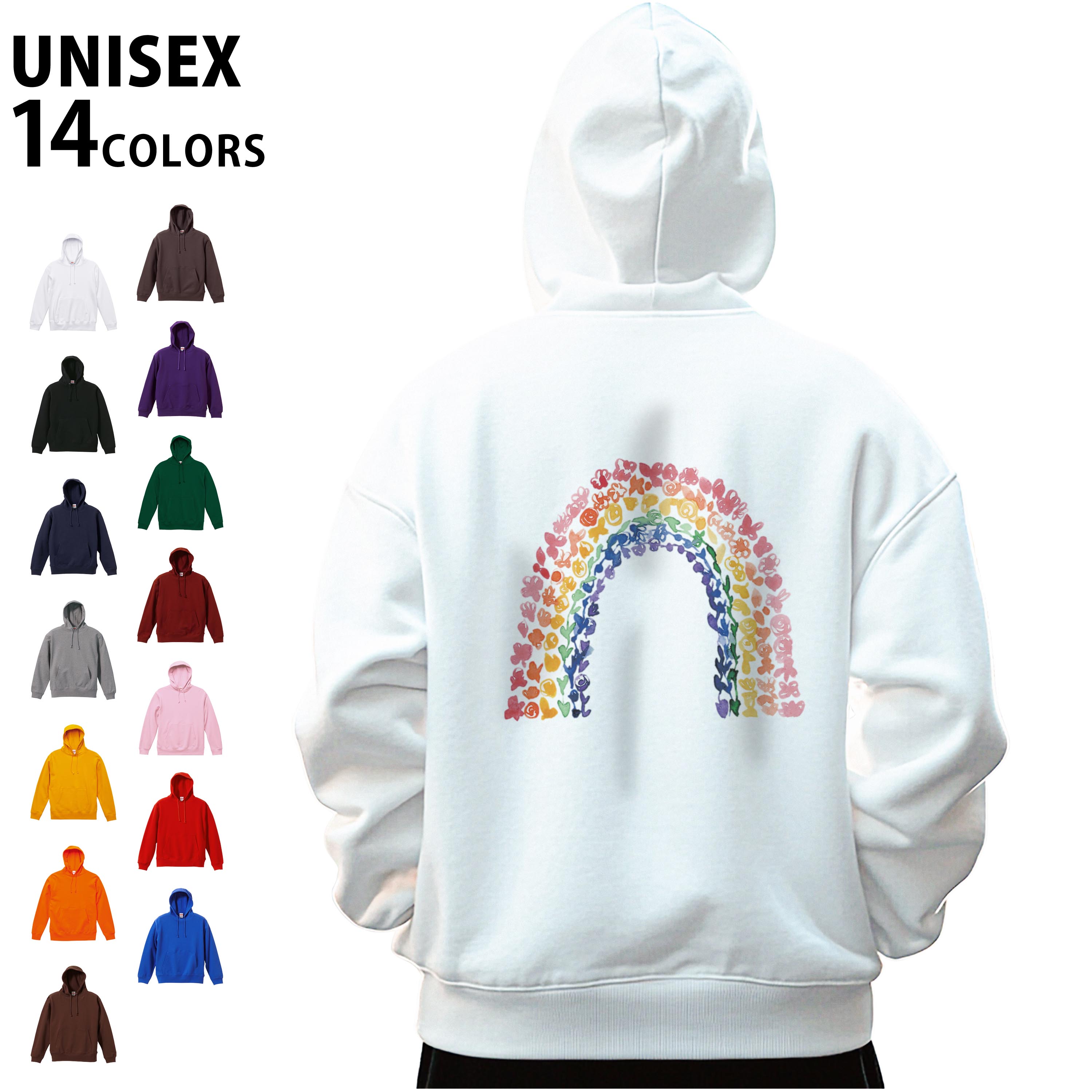 パーカー 男女 メンズ レディース 長袖 ホワイト グレー ブラック デザイン S M L XL 2XL parker hooded sweatshirt フーディ 白　黒　灰色 カラー▼画像をクリックで拡大▼ホワイトブラックネイビーグレー...