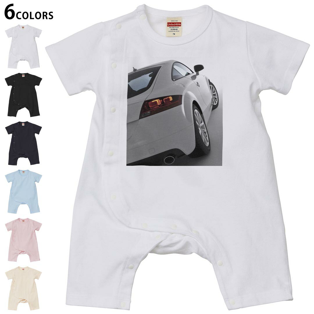 選べる6カラー カバーオール ロンパース 赤ちゃん 半袖 デザイン 70cm 80cm　rompers ベビー 新生児 ジュニア 80サイズ ギフト マタニティ 妊婦 出産 プレママ ティーシャツ T shirt▼画像をクリックで拡大▼ ホ...