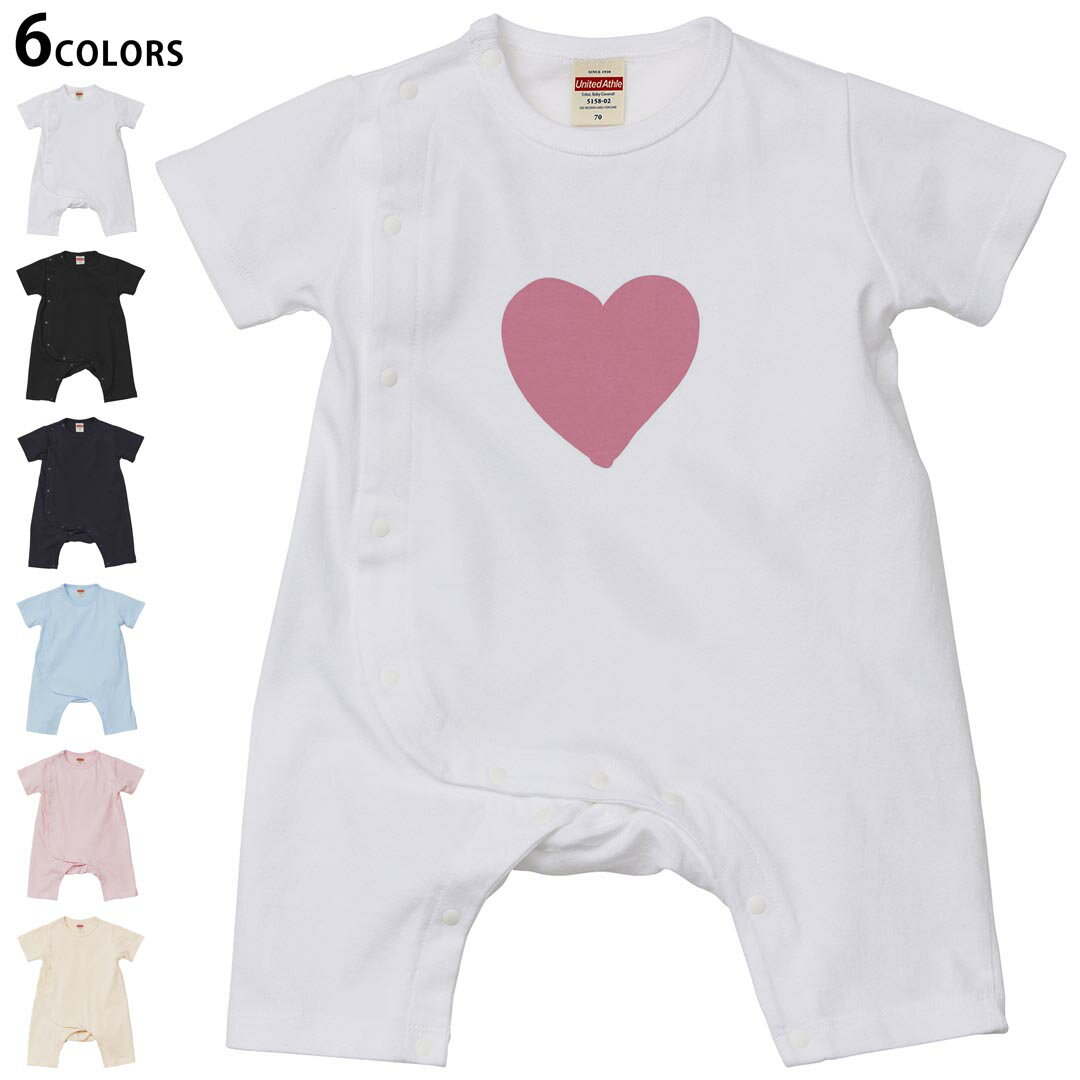 選べる6カラー カバーオール ロンパース 赤ちゃん 半袖 デザイン 70cm 80cm　rompers ベビー 新生児 ジュニア 80サイズ ギフト マタニティ 妊婦 出産 プレママ ティーシャツ T shirt▼画像をクリックで拡大▼ ホ...