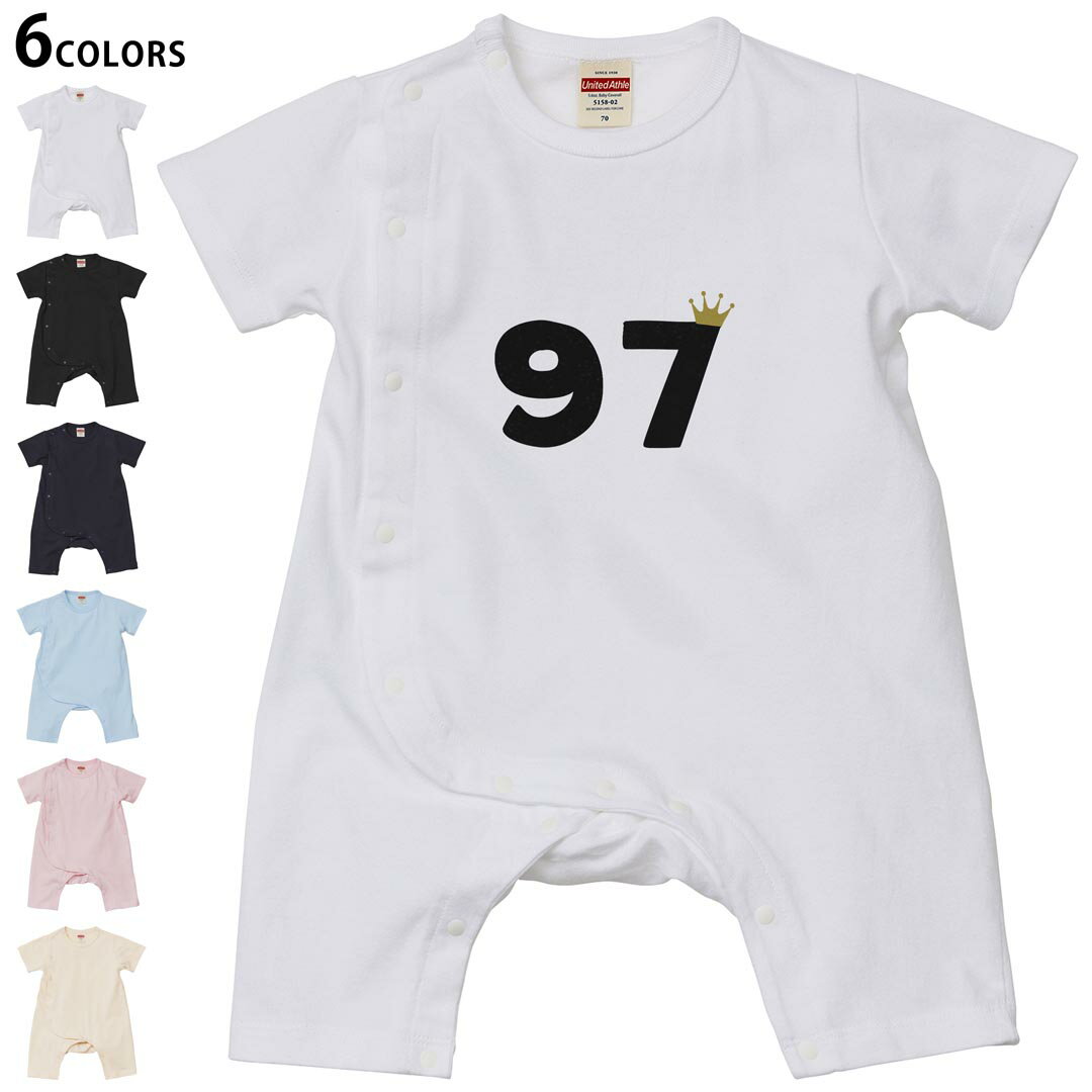選べる6カラー カバーオール ロンパース 赤ちゃん 半袖 デザイン 70cm 80cm　rompers ベビー 新生児 ジュニア 80サイズ ギフト マタニティ 妊婦 出産 プレママ ティーシャツ T shirt▼画像をクリックで拡大▼ ホ...