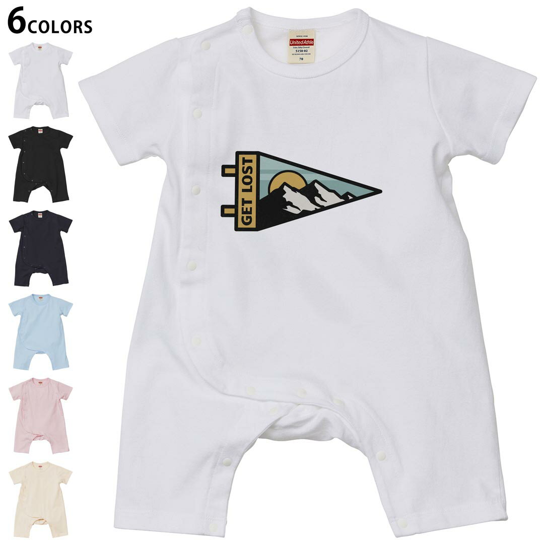 選べる6カラー カバーオール ロンパース 赤ちゃん 半袖 デザイン 70cm 80cm　rompers ベビー 新生児 ジュニア 80サイズ ギフト マタニティ 妊婦 出産 プレママ ティーシャツ T shirt▼画像をクリックで拡大▼ ホ...
