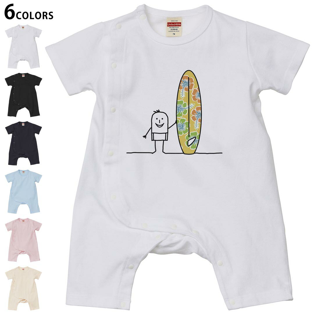 選べる6カラー カバーオール ロンパース 赤ちゃん 半袖 デザイン 70cm 80cm　rompers ベビー 新生児 ジュニア 80サイズ ギフト マタニティ 妊婦 出産 プレママ ティーシャツ T shirt▼画像をクリックで拡大▼ ホ...