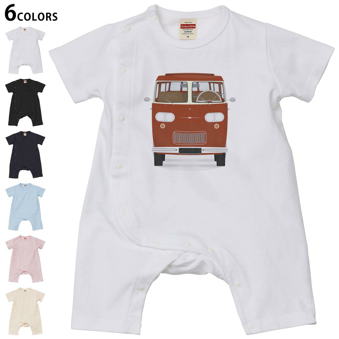 選べる6カラー カバーオール ロンパース 赤ちゃん 半袖 デザイン 70cm 80cm　rompers ベビー 新生児 ジュニア 80サイズ ギフト マタニティ 妊婦 出産 プレママ ティーシャツ T shirt▼画像をクリックで拡大▼ ホ...