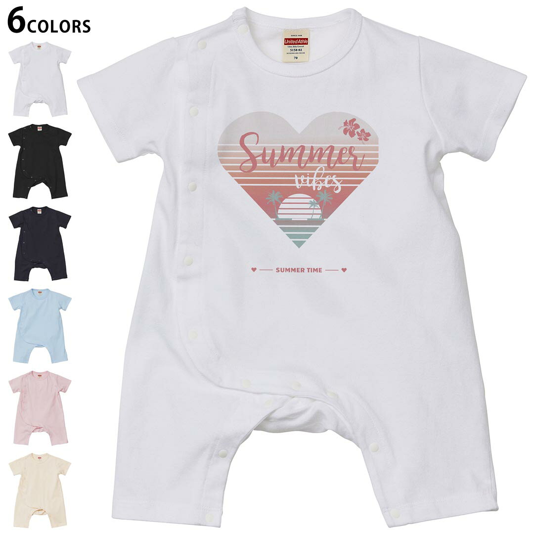 選べる6カラー カバーオール ロンパース 赤ちゃん 半袖 デザイン 70cm 80cm　rompers ベビー 新生児 ジュニア 80サイズ ギフト マタニティ 妊婦 出産 プレママ ティーシャツ T shirt▼画像をクリックで拡大▼ ホ...