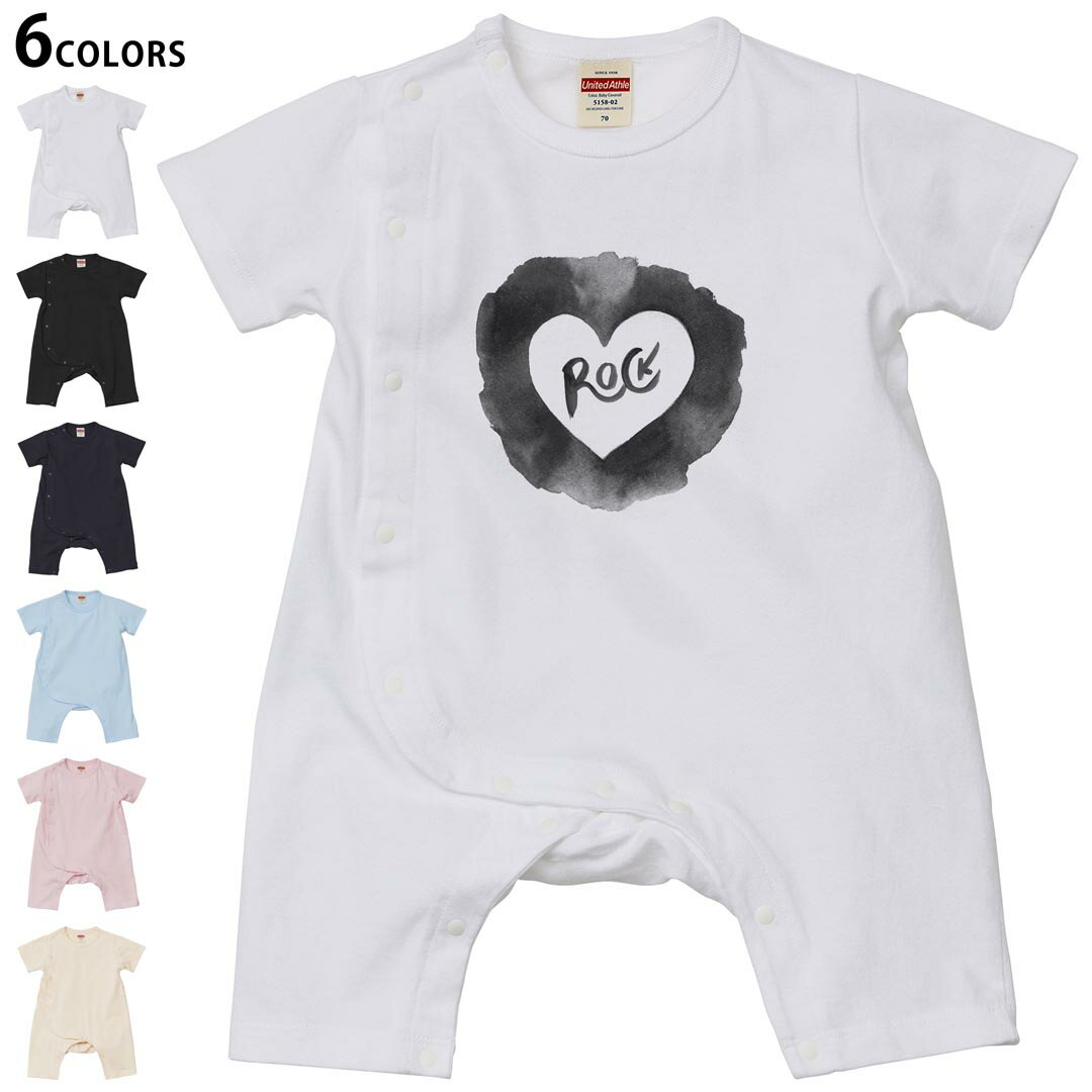 選べる6カラー カバーオール ロンパース 赤ちゃん 半袖 デザイン 70cm 80cm　rompers ベビー 新生児 ジュニア 80サイズ ギフト マタニティ 妊婦 出産 プレママ ティーシャツ T shirt▼画像をクリックで拡大▼ ホ...