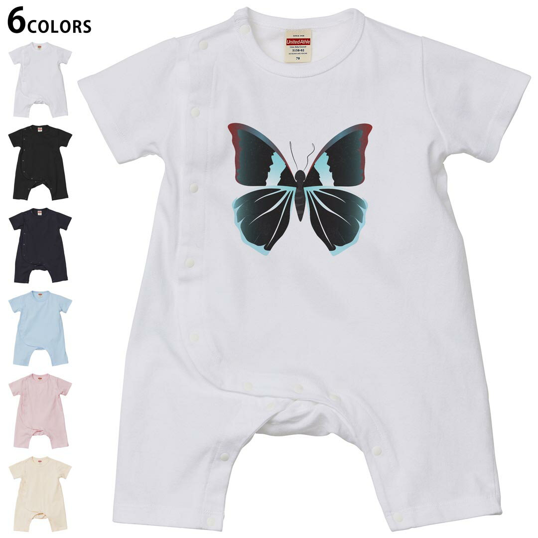 選べる6カラー カバーオール ロンパース 赤ちゃん 半袖 デザイン 70cm 80cm　rompers ベビー 新生児 ジュニア 80サイズ ギフト マタニティ 妊婦 出産 プレママ ティーシャツ T shirt▼画像をクリックで拡大▼ ホ...