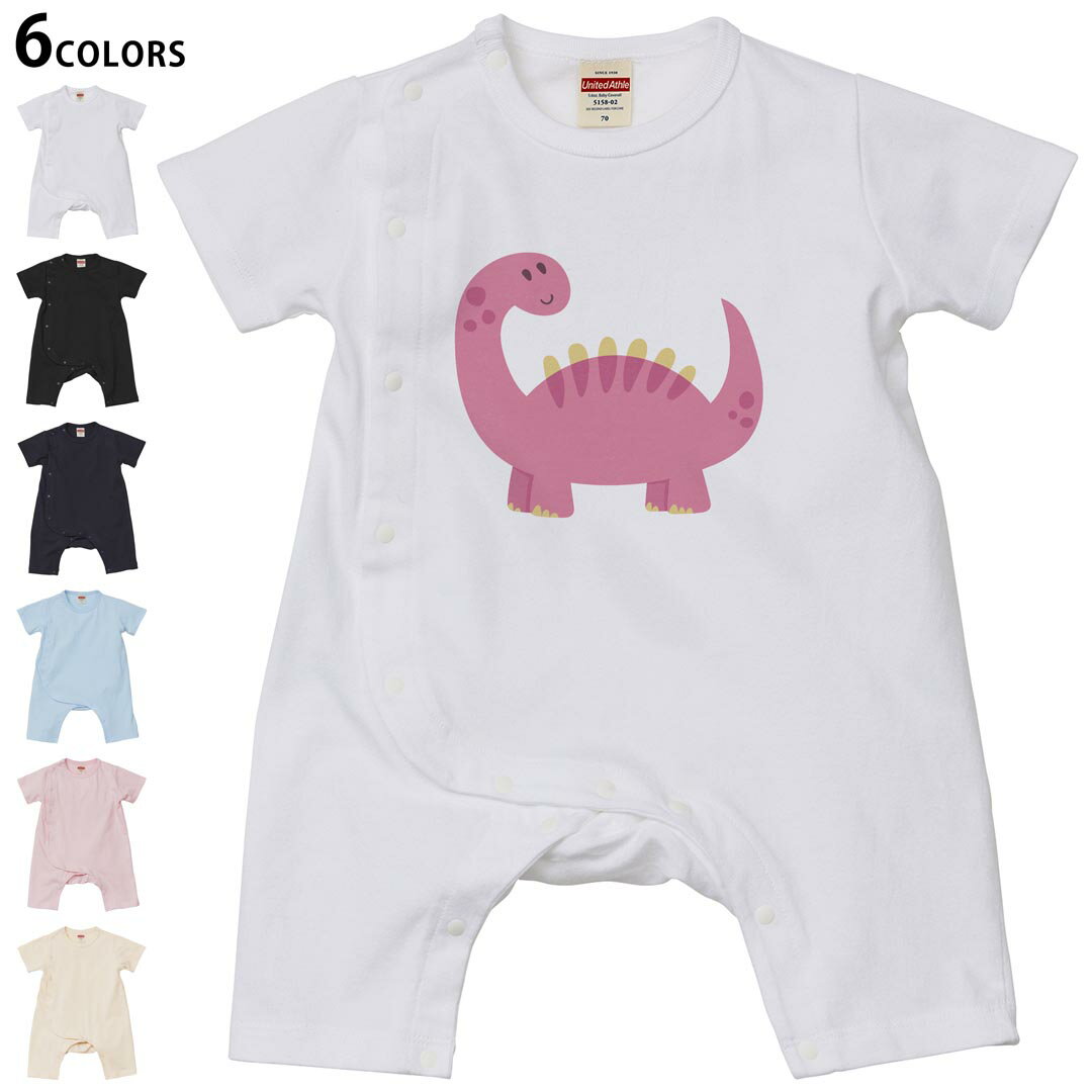 選べる6カラー カバーオール ロンパース 赤ちゃん 半袖 デザイン 70cm 80cm　rompers ベビー 新生児 ジュニア 80サイズ ギフト マタニティ 妊婦 出産 プレママ ティーシャツ T shirt▼画像をクリックで拡大▼ ホ...