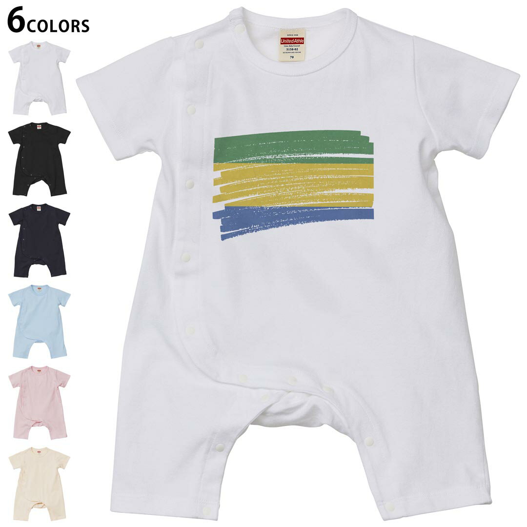 選べる6カラー カバーオール ロンパース 赤ちゃん 半袖 デザイン 70cm 80cm　rompers ベビー 新生児 ジュニア 80サイズ ギフト マタニティ 妊婦 出産 プレママ ティーシャツ T shirt▼画像をクリックで拡大▼ ホ...