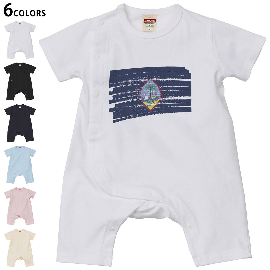 選べる6カラー カバーオール ロンパース 赤ちゃん 半袖 デザイン 70cm 80cm　rompers ベビー 新生児 ジュニア 80サイズ ギフト マタニティ 妊婦 出産 プレママ ティーシャツ T shirt▼画像をクリックで拡大▼ ホ...