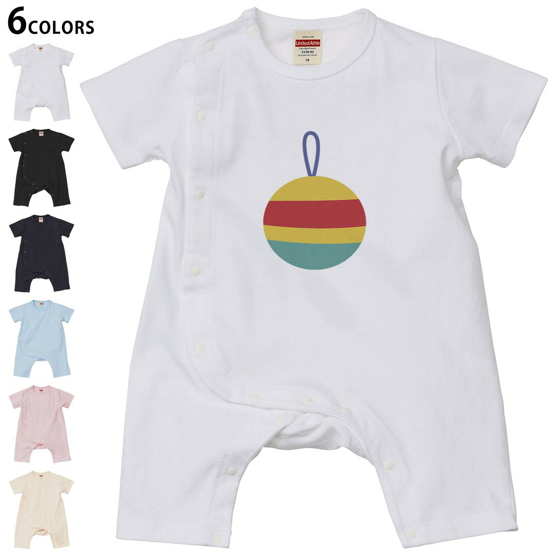 選べる6カラー カバーオール ロンパース 赤ちゃん 半袖 デザイン 70cm 80cm　rompers ベビー 新生児 ジュニア 80サイズ ギフト マタニティ 妊婦 出産 プレママ ティーシャツ T shirt▼画像をクリックで拡大▼ ホ...